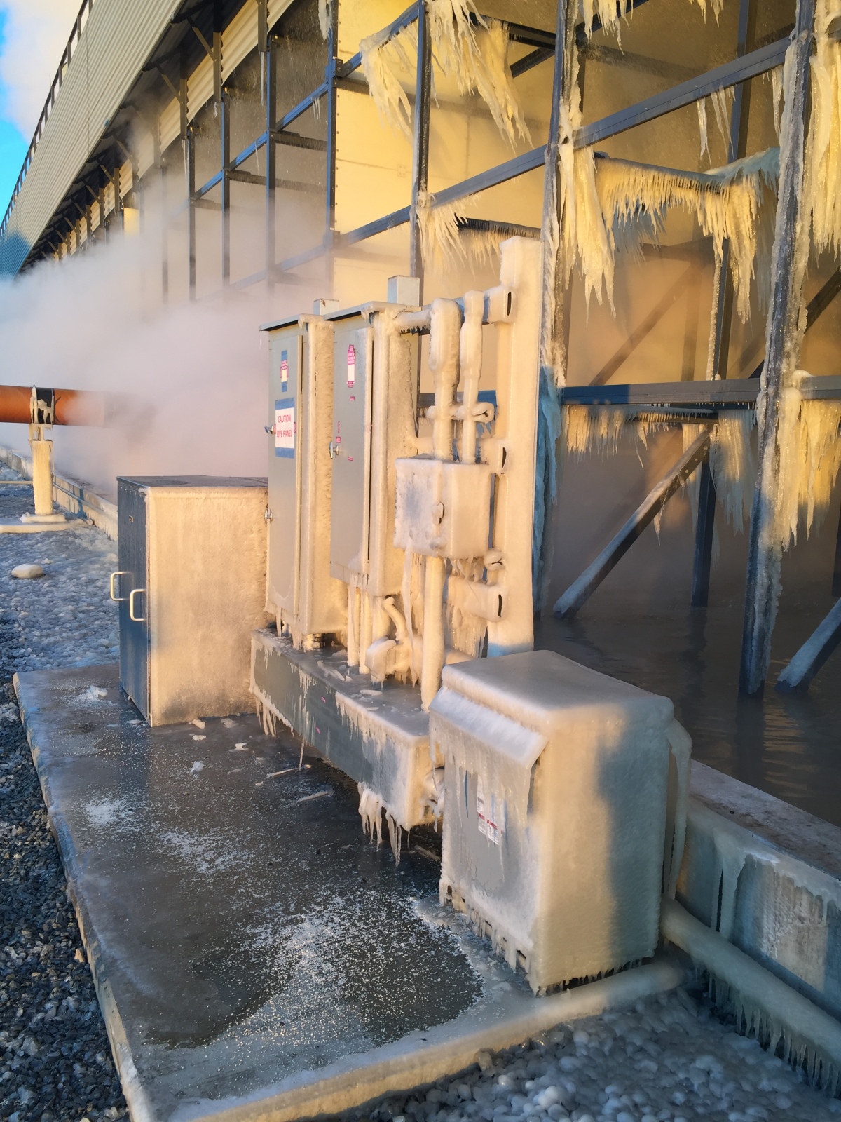 Frozen Electrical Controls Protected by SafeSpace Enclosures ...