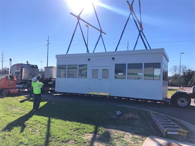 Prefab Security Building Installed at Irving Tissue Company - SafeSpace ...
